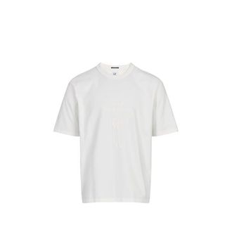 C.P. Company T-shirt &agrave; logo brod&eacute; en coton