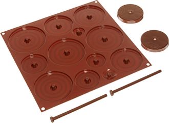 Silikomart Silikomart 22.152.77.0065 C3D 02 3D EGG CHOC - SILICONE MOULD ø305 H 15 MM