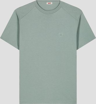 Jott T-shirt col rond homme en coton Vert min&eacute;ral Pedro - Taille 3XL
