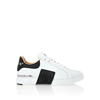 Philipp Plein Homme, Chaussures, Blanc, Taille: 42 EU Baskets Bianca