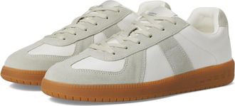 Steve Madden Herren Dixon Sneaker, Weißes Leder, 43 EU