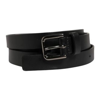Dolce & Gabbana Homme, Accessoires, Noir, Taille: 90 CM Calf Leather Belt