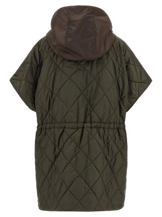 Max Mara Womens Brown Polyamide Sleeveless Jacket Clothing