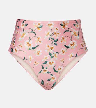 Agua Bendita Bedrucktes Bikini-H&ouml;schen Magenta