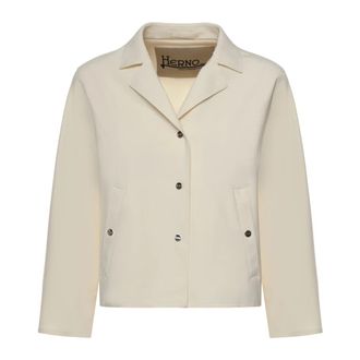 Herno Buttoned Pocket Jacket - - Jackets - Damen - Beige - S