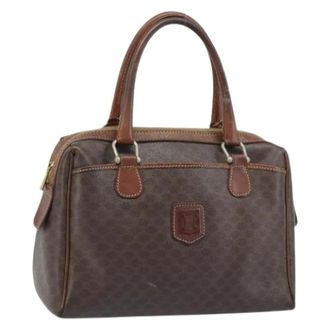 Celine Pre-owned Vintage Macadam Canvas Handtasche - - Pre-owned - Damen - Braun - ONE SIZE