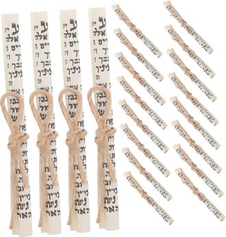 Pretyzoom 20 Stück Koschere Papierrolle Rolle Vorgerollte Koschere Rolle