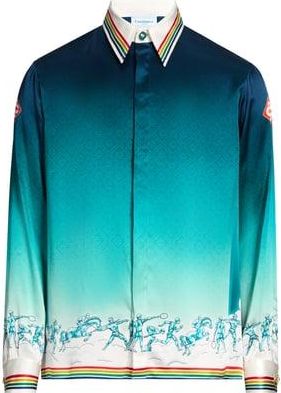 Casablanca Chemise en soie La déesse du stade