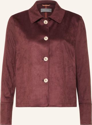 White Label Jacke In Lederoptik rot