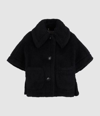 Max Mara Manteau Cape Newterzo1 Black, Max Acces