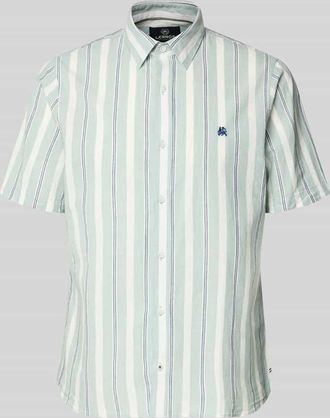 Lerros Slim Fit Freizeithemd mit Logo-Stitching