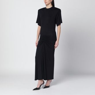Andamane Black Lennox midi dress