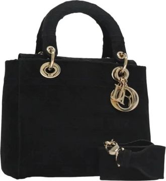 Dior Sac &agrave; main vintage en toile Pre-owned - Femme - Pre-owned - Noir - Taille: ONE Size