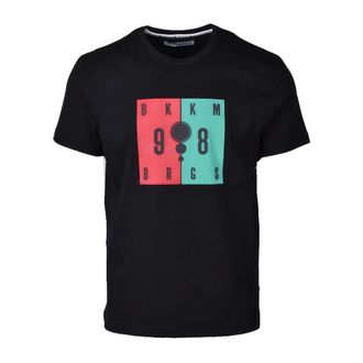 Dirk Bikkembergs Homme, Tops, Noir, Taille: XL Collection de T-shirts en Coton &Eacute;l&eacute;gants