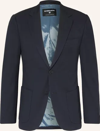 Strellson Anzugsakko Arndt Slim Fit Aus Jersey blau