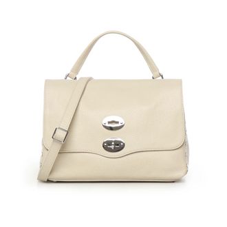 Zanellato Femme, Sacs, Beige, Taille: ONE Size Sac à bandoulière en cuir martelé Beige