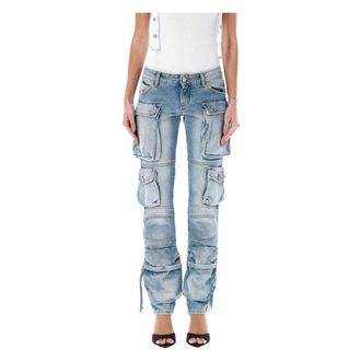 The Attico Essie Cargo Jeans - - Jeans - Damen - Blau - W26