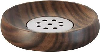 Kleine Wolke Seifenschale Acaia, Accessoires, Farbe Braun, Material: Akazie, Länge 10,8 x Breite 10,8 x Höhe 2,1 cm