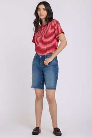 NYDJ Boyfriend-Jeanskurze in Re-New Denim