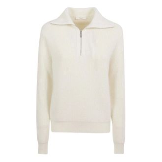 Zanone Pull demi-zip - Femme - Pulls - Beige - Taille: 38 FR