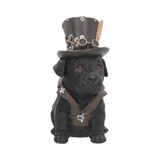 Nemesis Now Cogsmiths Hundefigur, 26 cm, Schwarz