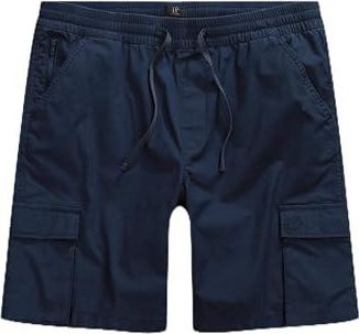 JP1880 Hommes Bermuda Esprit Vintage, Taille &eacute;lastique, Cordon de Serrage et Poches Cargo - Jusquau 8 XL Bleu Marine XXL 825111130-XXL