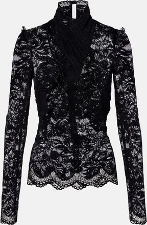 Paco Rabanne Top aus Spitze