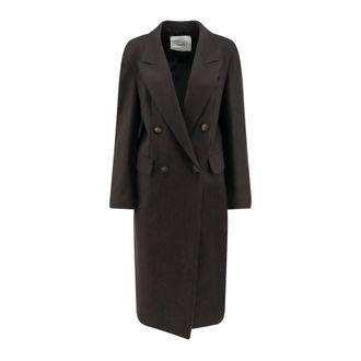Hev&ograve; Martina Franca Mantel - - Coats - Damen - Braun - M
