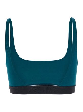 Tom Ford Womens Bralette Green Modal Tops Top