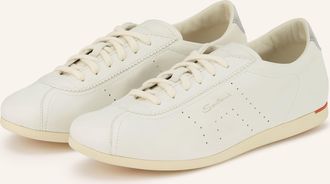 Santoni Sneaker Yorker weiss