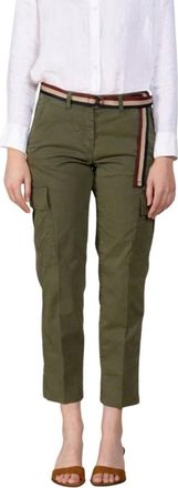 Mason's Femme, Pantalons, Vert, Taille: 38 FR Marlene Cargo