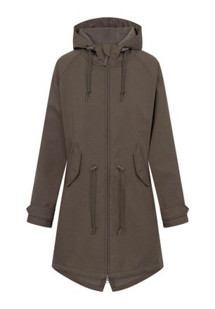 Derbe Softshelljacke Island Friese wasserabweisend, winddicht, Kapuze