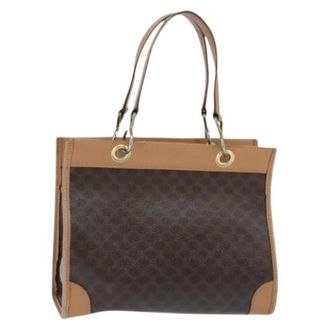 Celine Pre-owned Vintage Canvas Handtasche - - Pre-owned - Damen - Braun - ONE SIZE