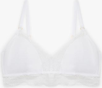 Lovjoi Damen vegan Bralette Stipa Wei&Atilde;Y