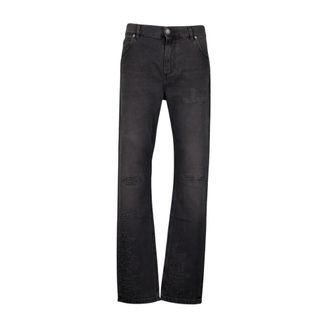 Balmain Vintage Schwarze Denim Jeans - - Jeans - Herren - Schwarzk - W31
