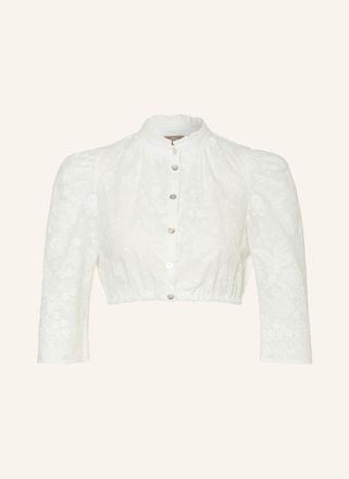 Berwin & Wolff Berwin & Wolff Dirndlbluse Mit R&uuml;schen weiss