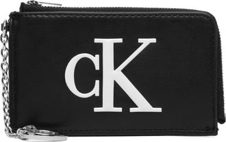 Calvin Klein Schl&uuml;sseletui Calvin Klein Bold Ck L Zip Cardcase LV04F1280G Schwarz