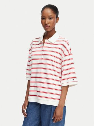 Tommy Hilfiger Poloshirt WW0WW50026 Bunt Oversize