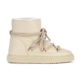 INUIKII Klassische Creme Nappa Stiefel - - Shoes - Damen - Beige - 38 EU