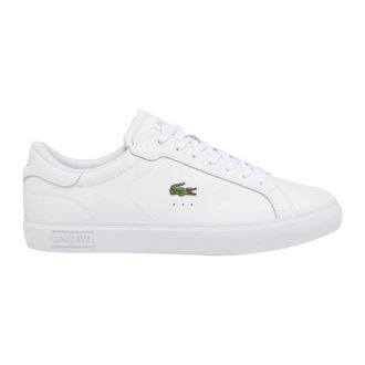 Lacoste Homme, Chaussures, Blanc, Taille: 45 EU Powercourt Logo Baskets