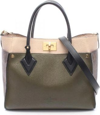 Louis Vuitton Pre-owned Sac &agrave; main On My Side en cuir Monogram 2-en-1 - Femme - Pre-owned - Vert - Taille: ONE Size