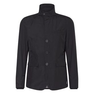 Herno Nylonjacke Anthrazit Stehkragen - - Jackets - Herren - Grau - M