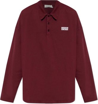 American Vintage Homme, Tops, Rouge, Taille: XL Gixy Polo