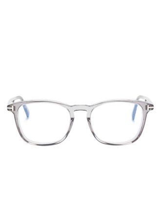 Tom Ford Eyewear lunettes de vue à monture wayfarer - Gris