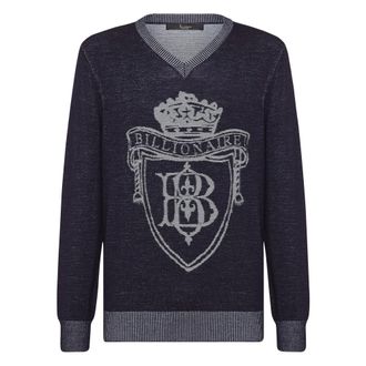 Billionaire Boys Club Herren, Strickwaren, Blau, 3XLGr&ouml;&szlig;e