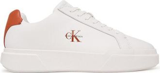 Calvin Klein Sneakers Chunky Cupsole Laceup Lth YM0YM01344 Wei&szlig;