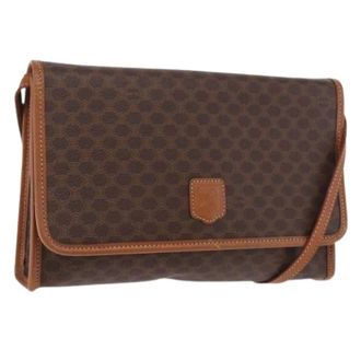 Celine Pre-owned Vintage Sac Bandouli&egrave;re en Plastique - Femme - Pre-owned - Brun - Taille: ONE Size