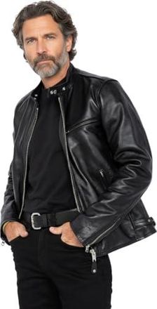 Schott NYC Blouson Motard Schott Ref 27582 Noir - Noir - 2XL