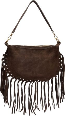 Roberta M Kastanienbraun Rindsledertasche