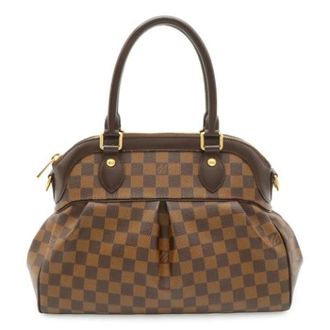 Louis Vuitton Sac bandouli&egrave;re Damier en toile Pre-owned - Femme - Pre-owned - Brun - Taille: ONE Size